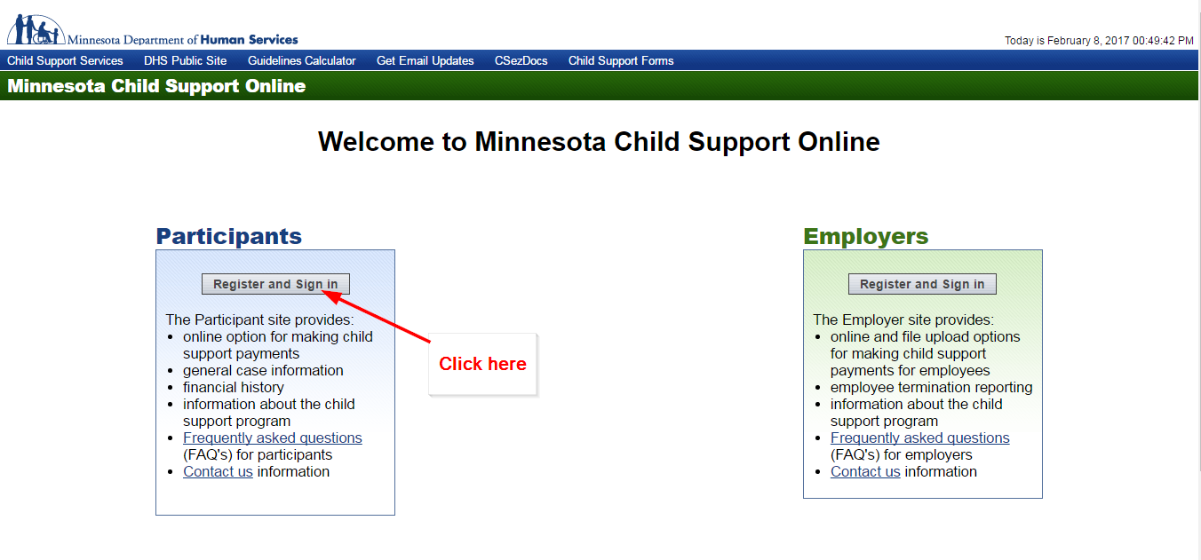 Mn Child Support Online Sign In